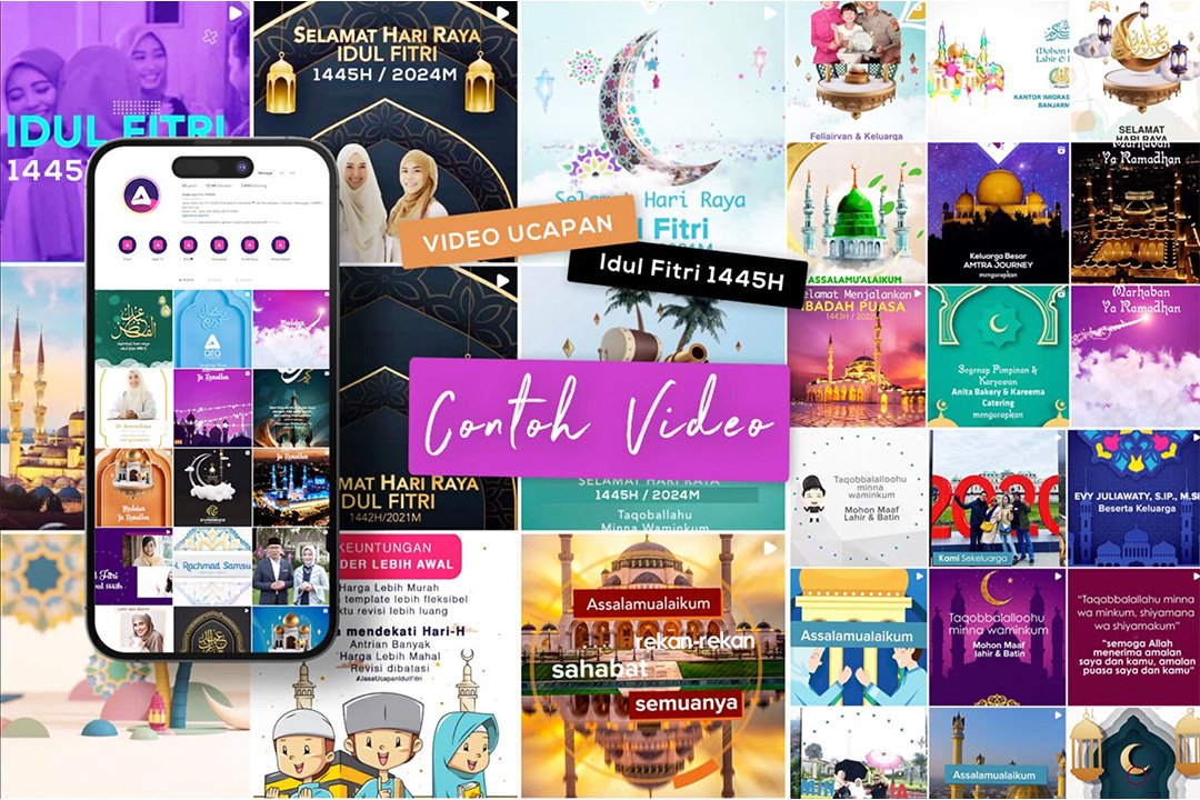 Jasa Ucapan Video Idul Fitri - Ara Creative